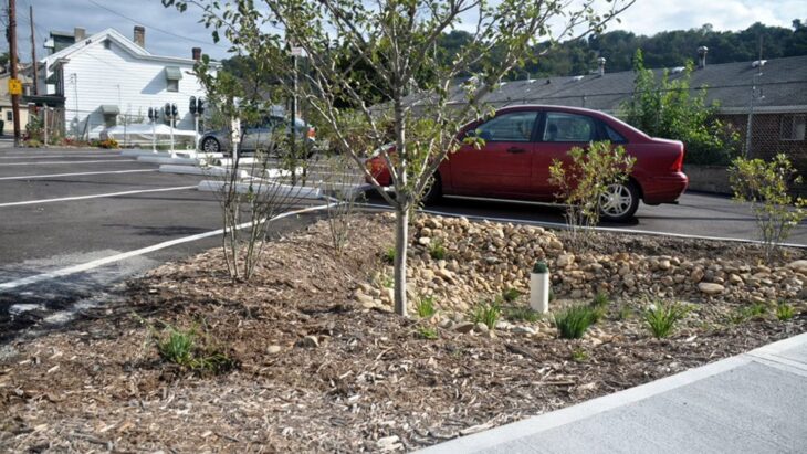 Runoff Landscaping for Parking Lots - Green Building Alliance